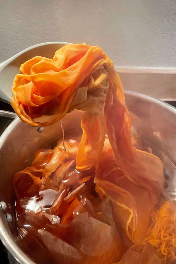 DIY Onion Skin Dye - Natural Dye Tutorial with Onions