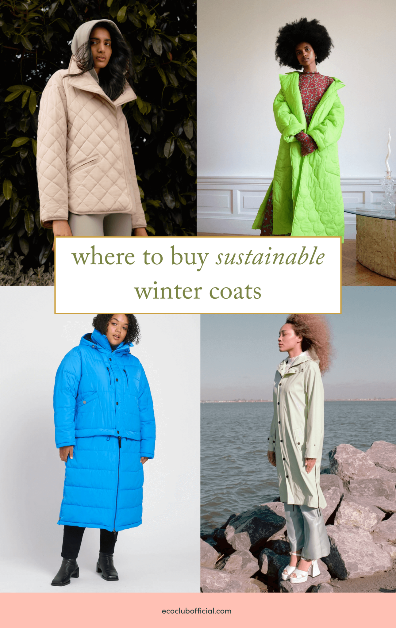 Best Sustainable Coats 2022 | Sustainable Winter Coats | eco club