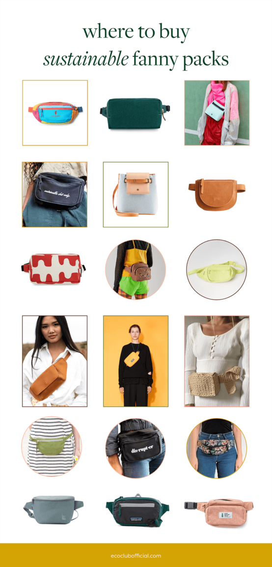 18 Sustainable Fanny Packs | Recycled Fanny Packs | Eco Club
