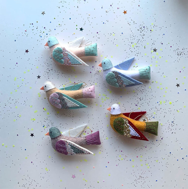 Handmade Felt Ornaments | Felt Christmas Ornaments | Eco Club