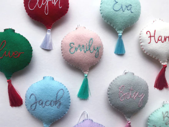 Handmade Felt Ornaments | Felt Christmas Ornaments | Eco Club