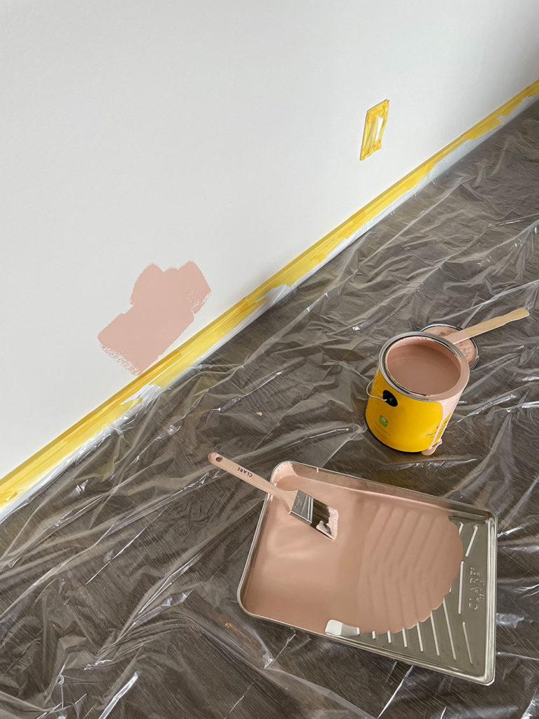 Clare Paint 'Meet Cute' Pink Accent Wall - sustainable living