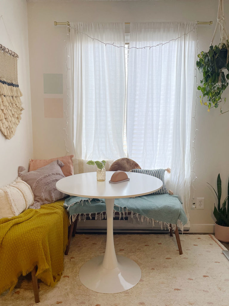 Clare Paint 'Meet Cute' Pink Accent Wall - sustainable living