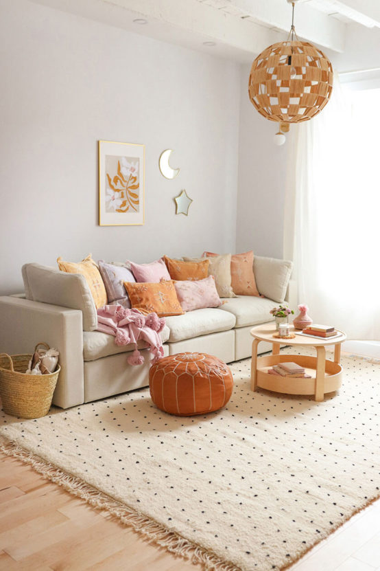 Moroccan Rugs from Baba Souk | Pastel Nursery Rugs | eco club