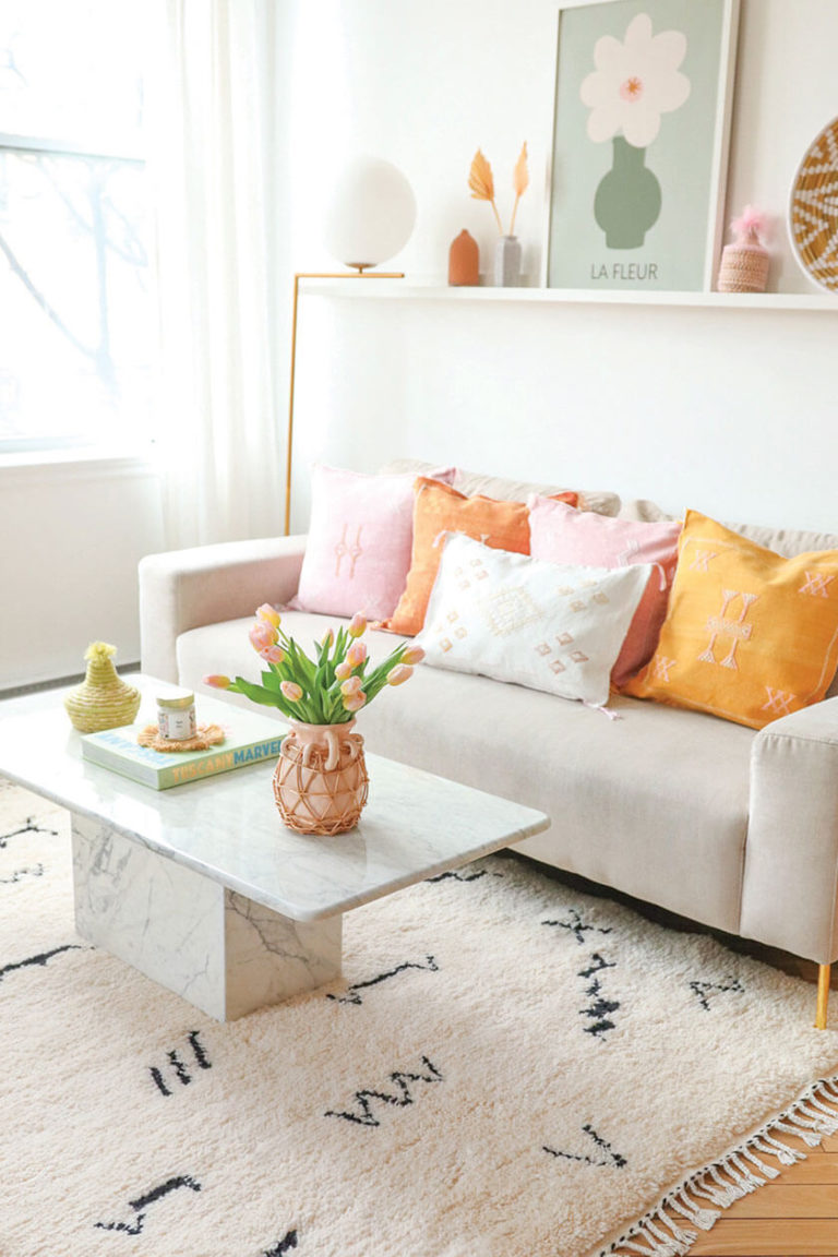 Moroccan Rugs from Baba Souk | Pastel Nursery Rugs | eco club